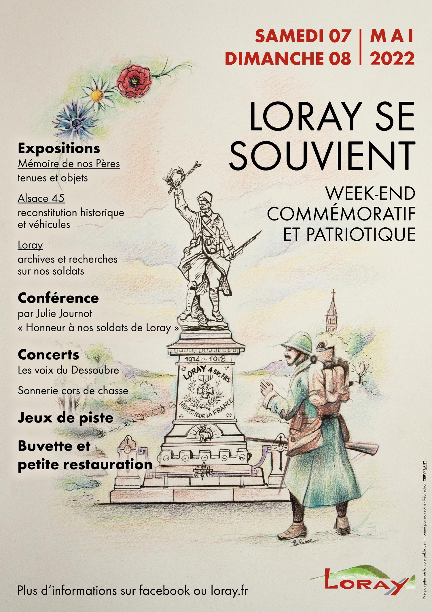 Loray se souvient - week-end commémoratif et patriotique - Mairie de Loray