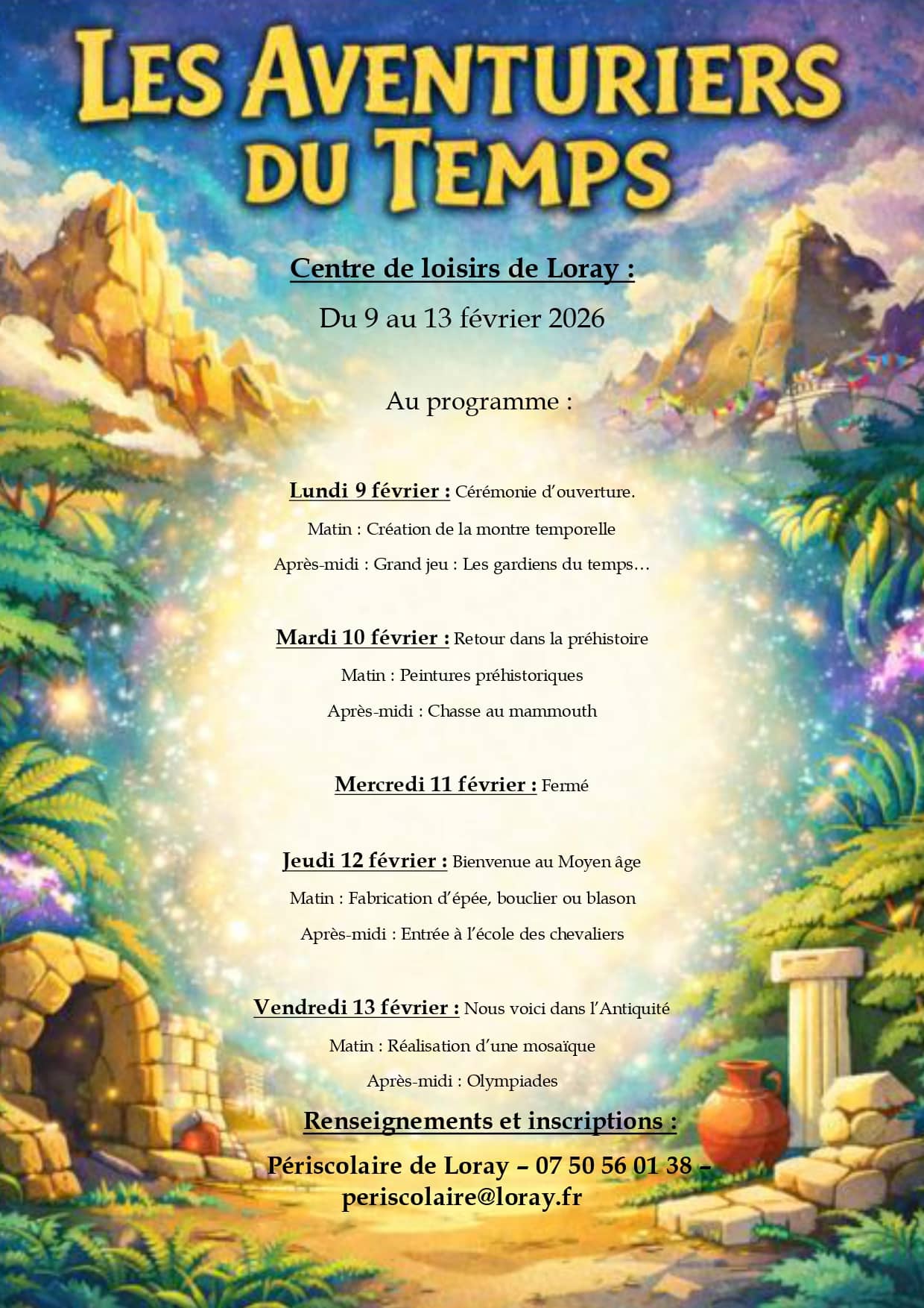 Les Aventures du Temps - Mairie de Loray